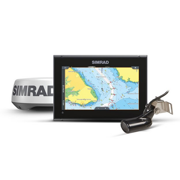 Simrad GO9 XSE with HDI Transducer, HALO20 Radar and C-MAP DISCOVER Ch ...